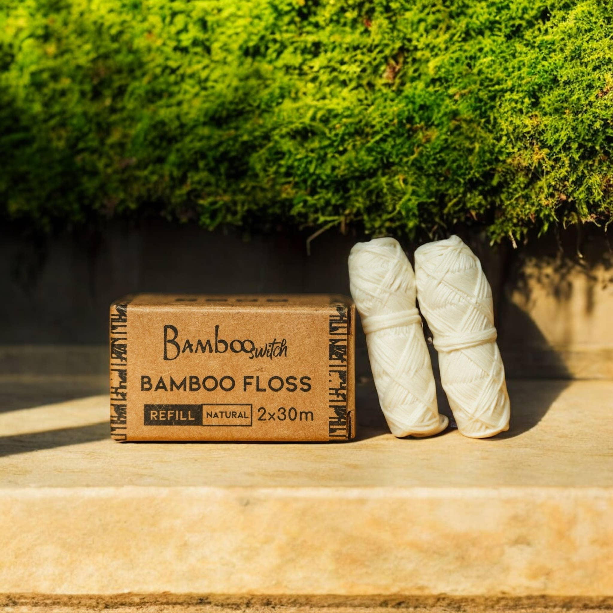 Natural White Bamboo Floss Refill 2 Pack | Dental Bestseller – Love Thy ...